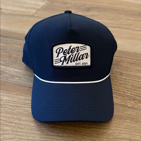 Peter Millar | Accessories | Peter Millar Navy Blue Cap | Poshmark